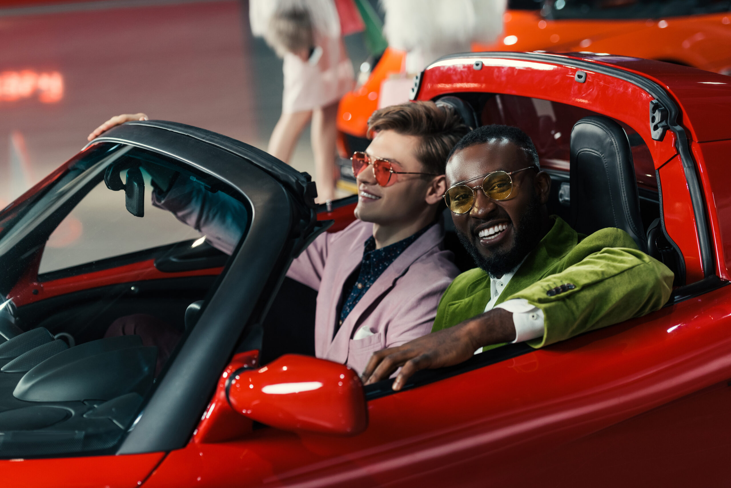 Banc: Un tip cu un Ferrari la semafor